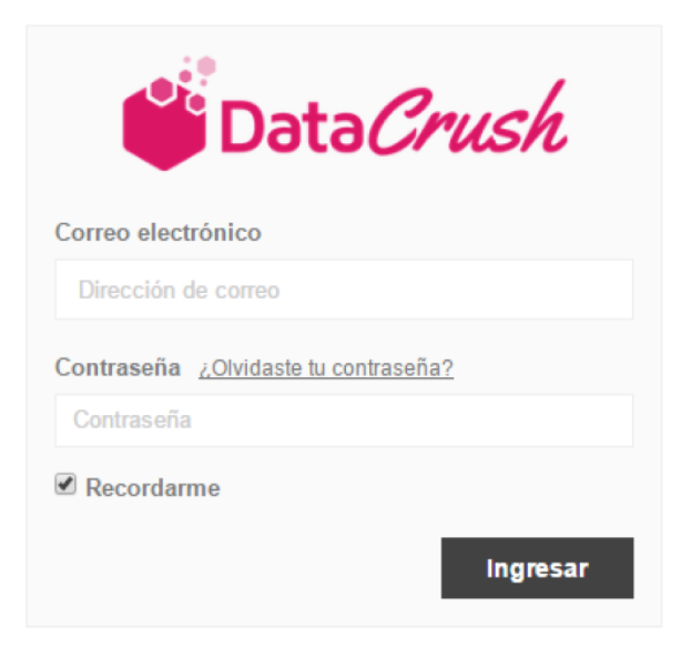 Login y pasos para ingresar al portal de DataCrush. – Centro de ayuda DataCrush