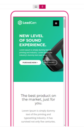 Acceso y pre visualización detallada de páginas creadas con DataCrush ...