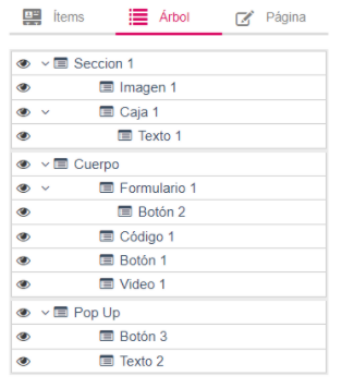 Árbol de contenidos en páginas web: fundamentos en Datacrush Web Builder. – Centro de ayuda ...